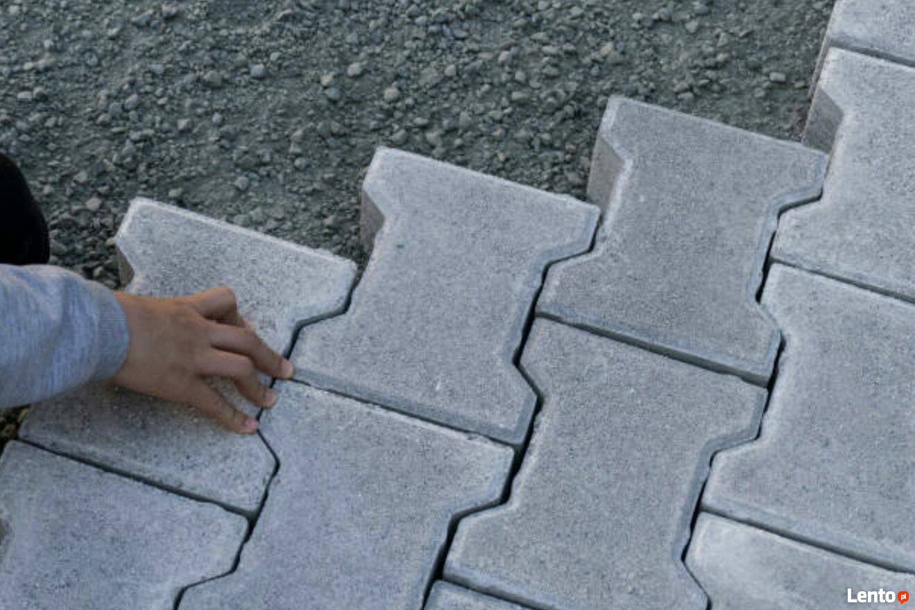 Kostka brukowa betonowa ogrodowa Behaton kość tetetka Rybnik