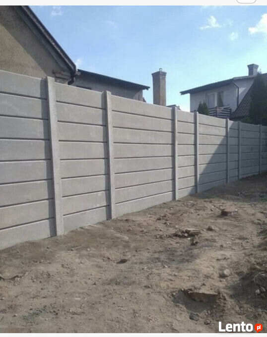 Ogrodzenie betonowe płyty betonowe płyty ogrodzeniowe płot Poznań Ogrodzenie betonowe płyty betonowe płyty ogrodzeniowe płot Poznań