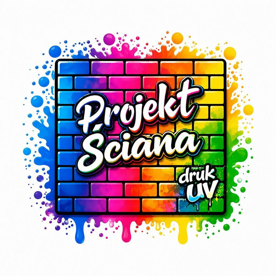 Druk ścienny UV logo reklama branding dekoracje Warszawa