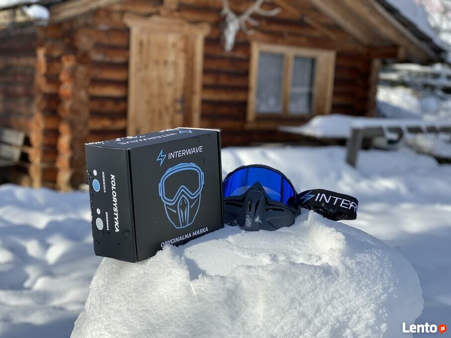 Archiwalne Gogle Antifog z Maską -Maska Narciarska i Snowboardowa Radom