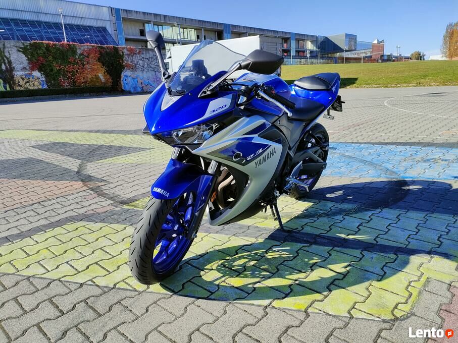Archiwalne Yamaha R3, kat A2, BARDZO ŁADNA, 2015r. Tychy
