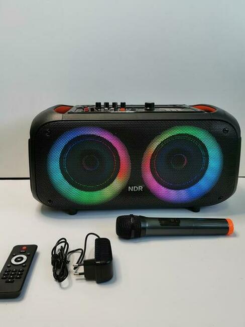 Archiwalne Głośnik party boombox ndr-q68 bluetooth+karaoke Poznań
