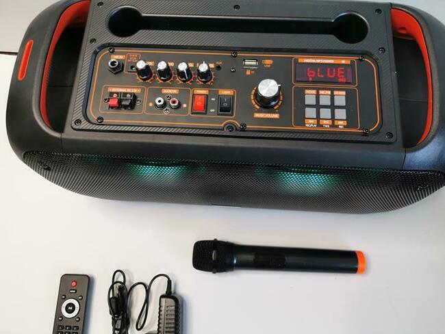 Archiwalne Głośnik party boombox ndr-q68 bluetooth+karaoke Poznań