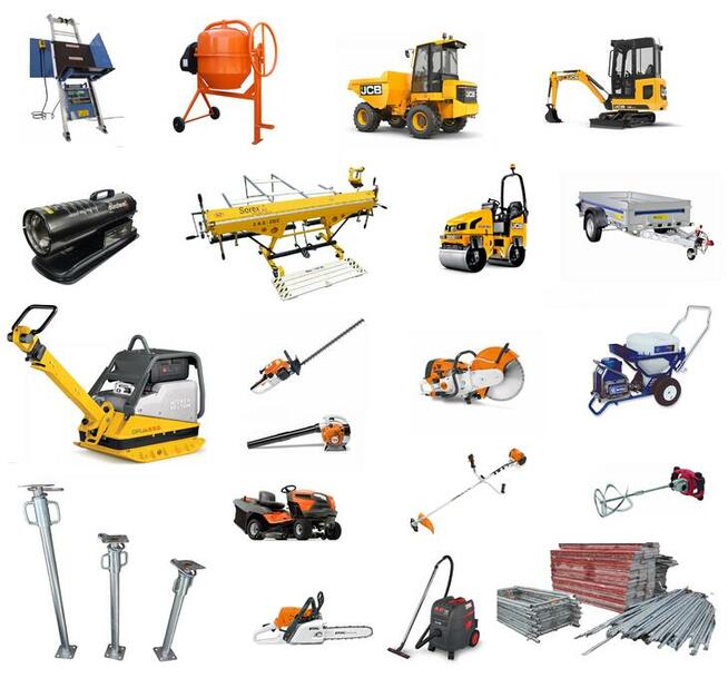 Wypożyczalnia Sprzętu Budowlanego - Oferty wypożyczania sprzętu budowlanego na Lento.pl