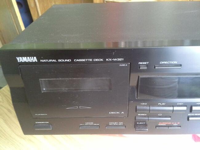 Archiwalne Deck Magnetofon Dwukasetowy Yamaha Kx W321 Lubartów