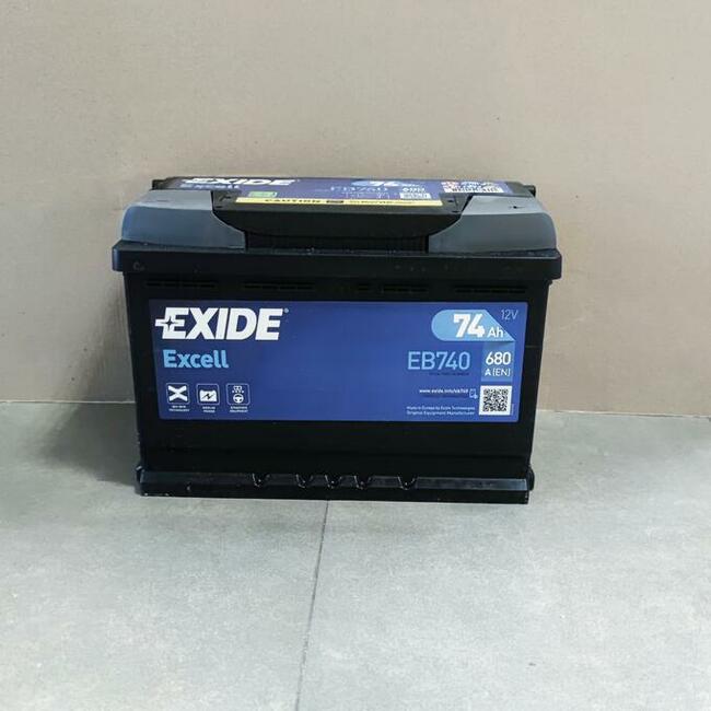 Archiwalne Akumulator Exide Excell 74Ah 680A EN PRAWY PLUS Częstochowa